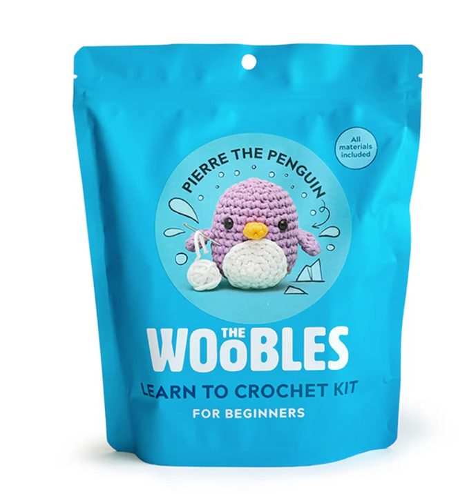 Wobbles Learn to Crochet - Penguin (purple) – Hammer & Stain North Shore